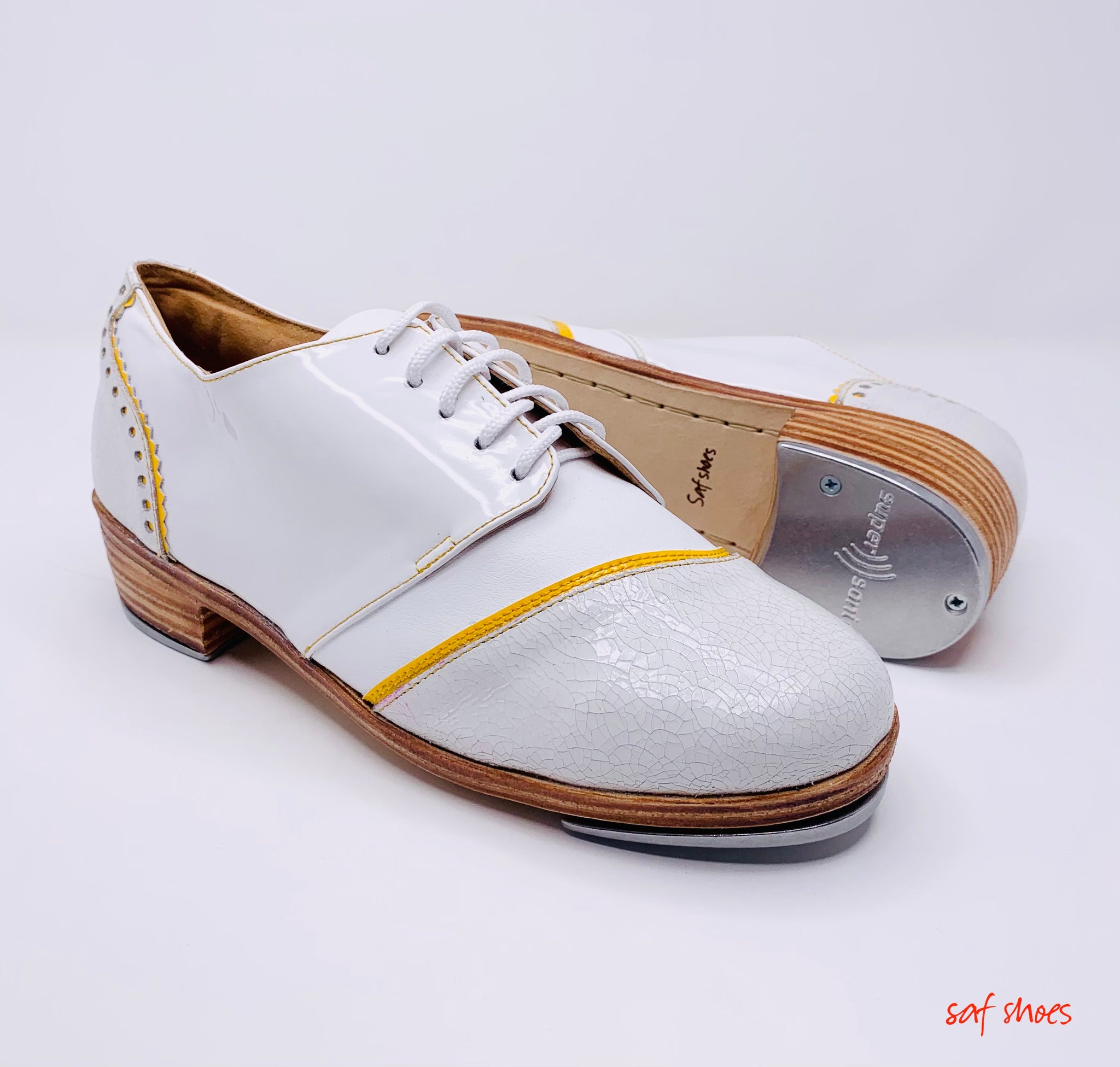 Tap White– Saf Shoes